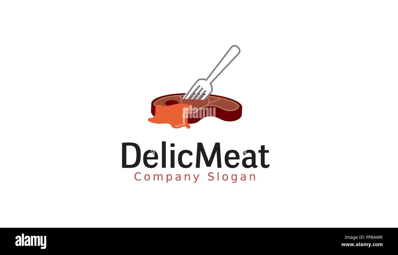 Delicious Meat Design Illustration Stock Vector Image & Art - Alamy