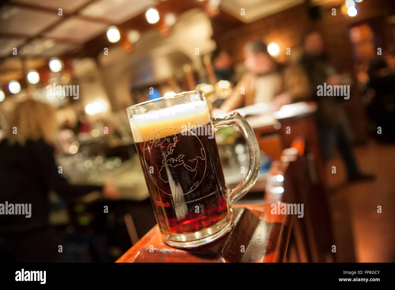 Mack's Beer Hall. Tromso. Norway Stock Photo - Alamy