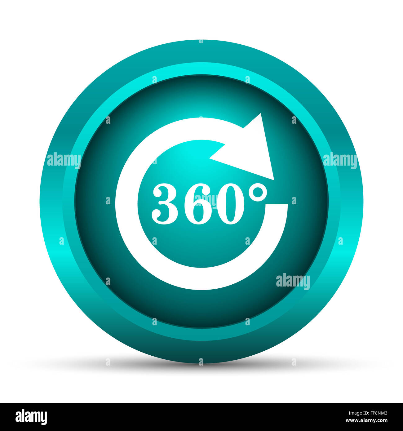 Reload 360 icon. Internet button on white background Stock Photo - Alamy