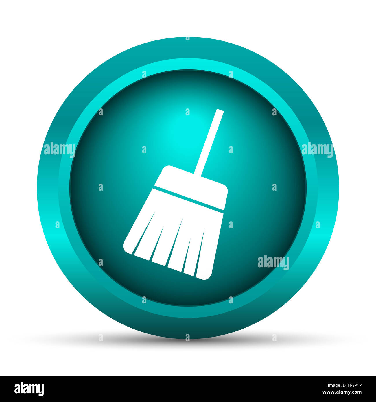 Sweep icon. Internet button on white background Stock Photo - Alamy