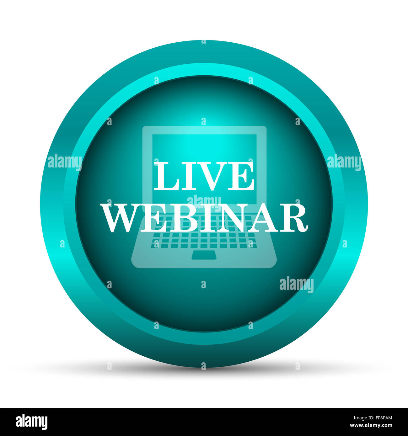 Live webinar icon. Internet button on white background Stock Photo - Alamy Live webinar icon. Internet button on white background Stock Photo - Alamy