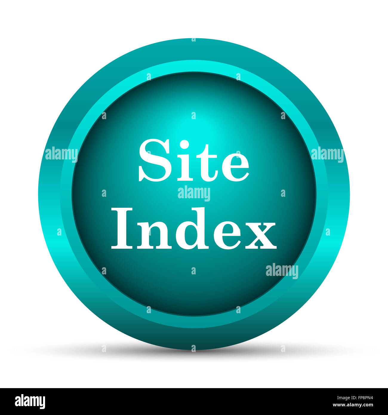 Site index icon. Internet button on white background Stock Photo - Alamy