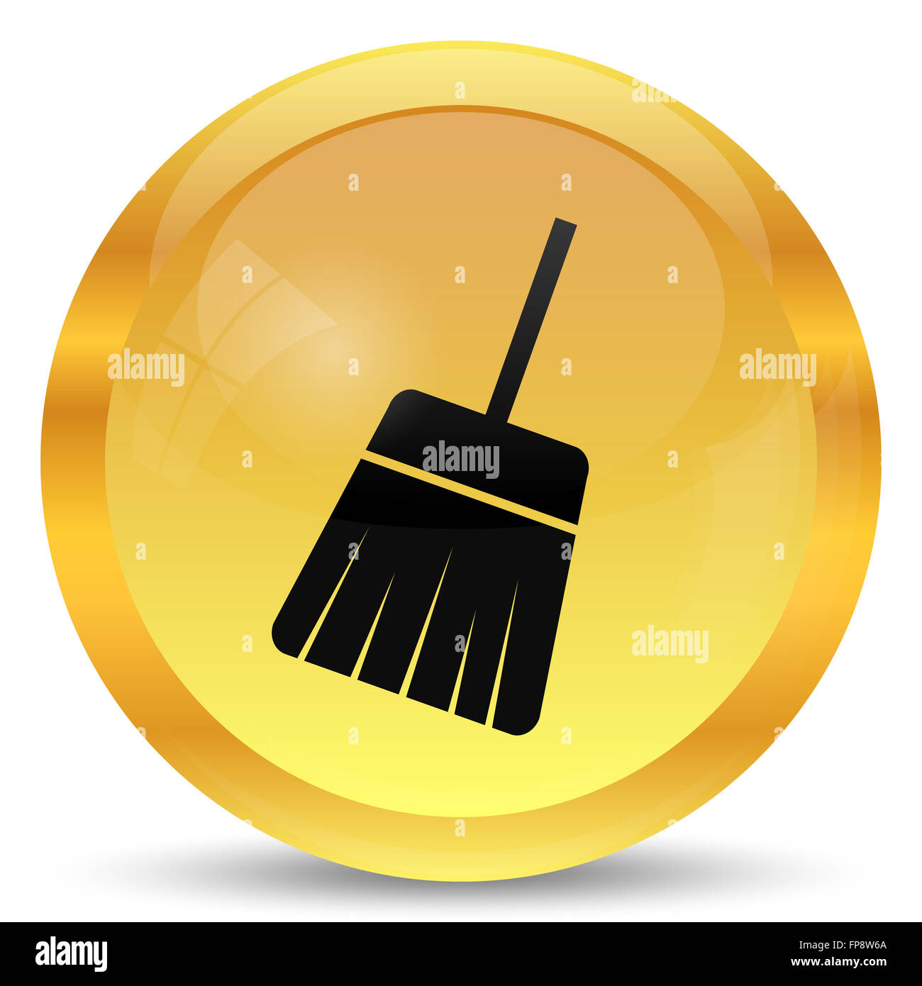 Sweep icon. Internet button on white background Stock Photo - Alamy