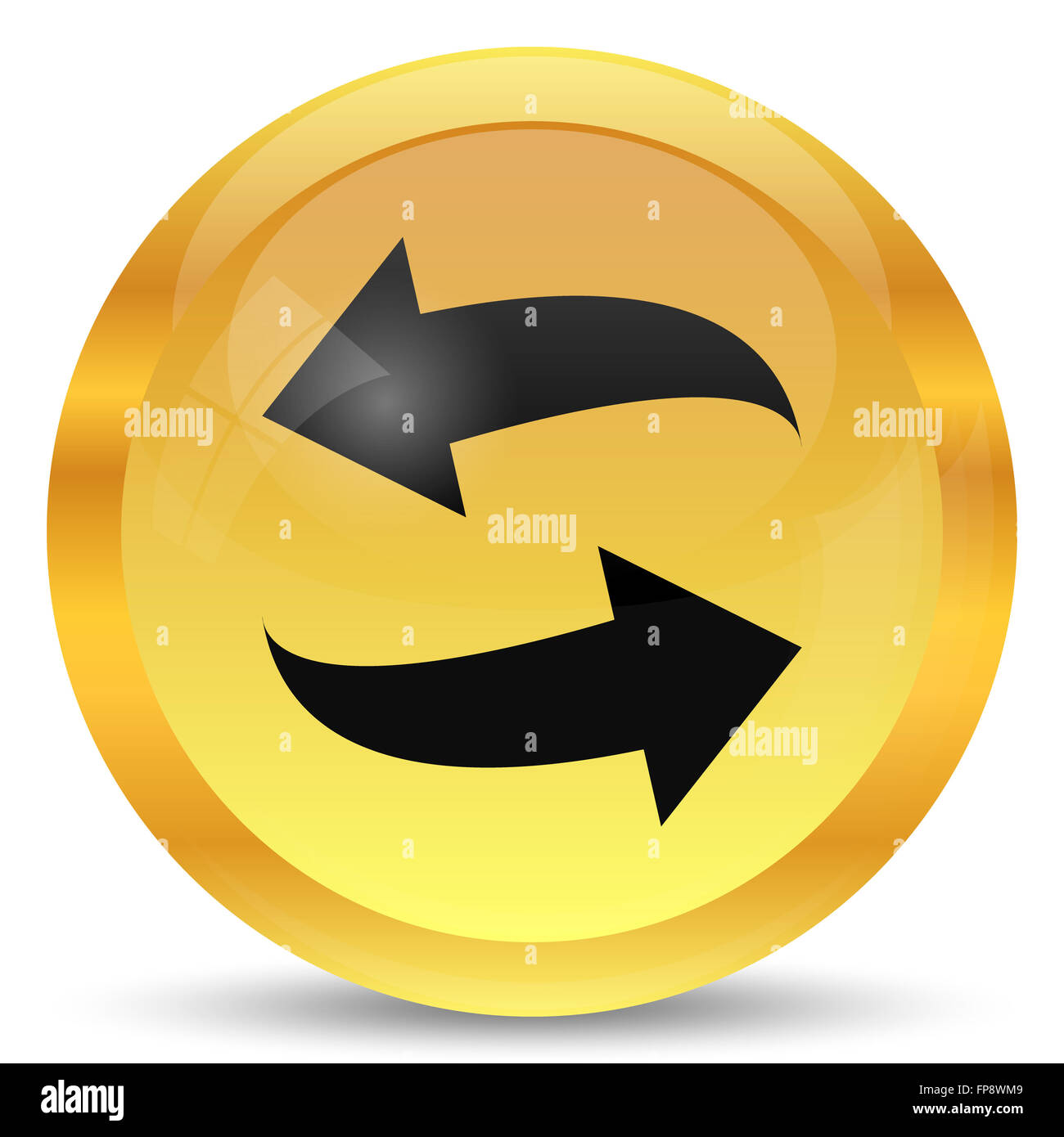 Swap icon. Internet button on white background Stock Photo - Alamy