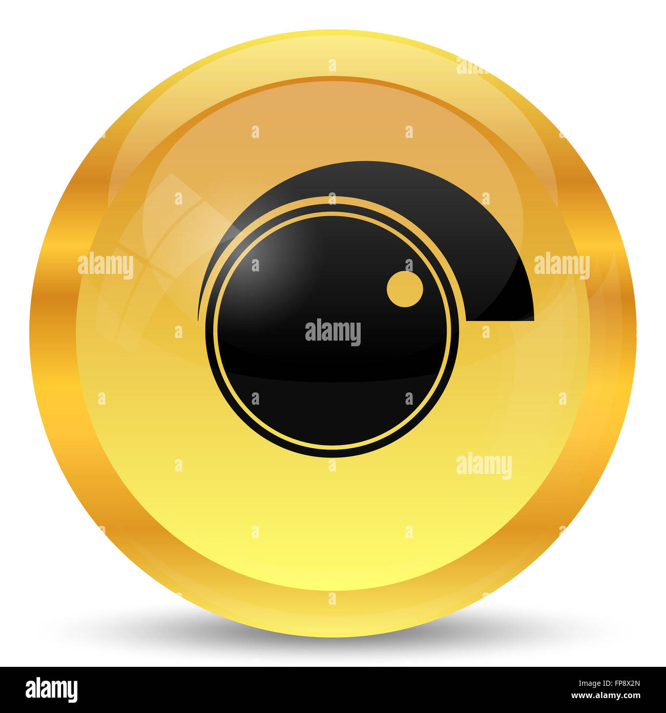 Volume control icon. Internet button on white background Stock Photo ...