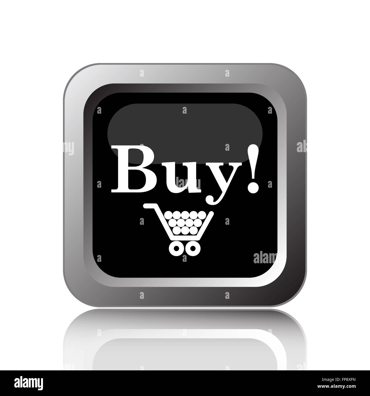 Buy icon. Internet button on white background Stock Photo - Alamy