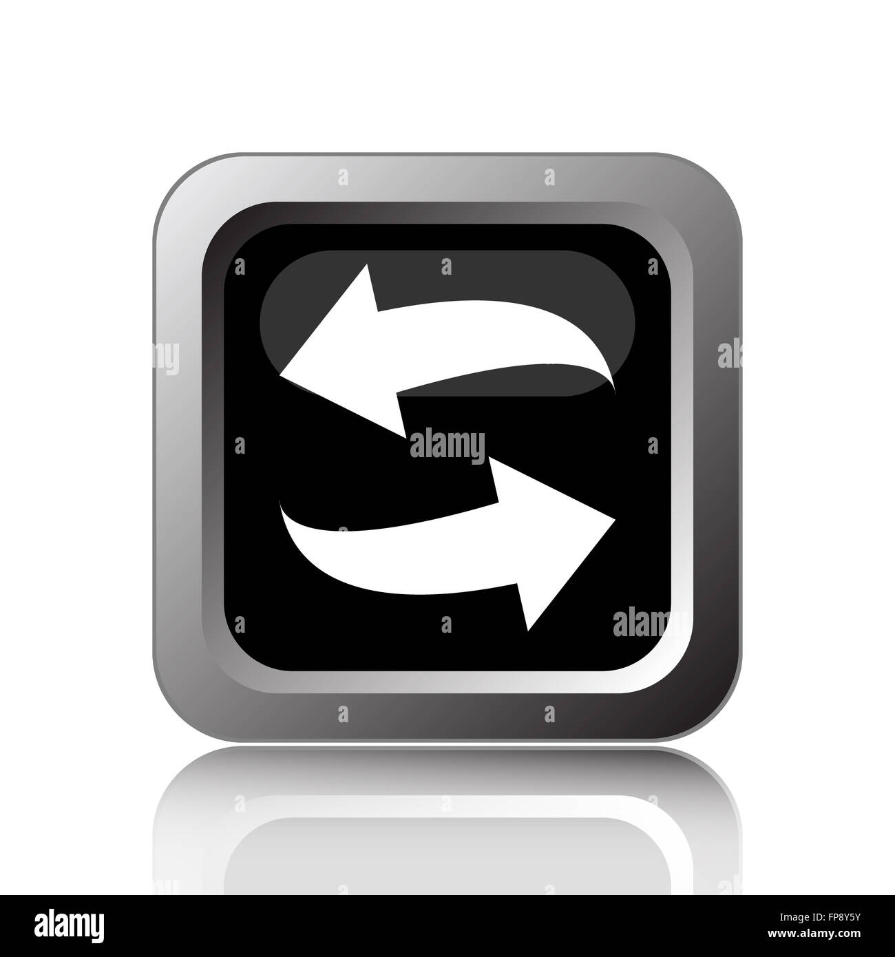 Swap icon. Internet button on white background Stock Photo - Alamy