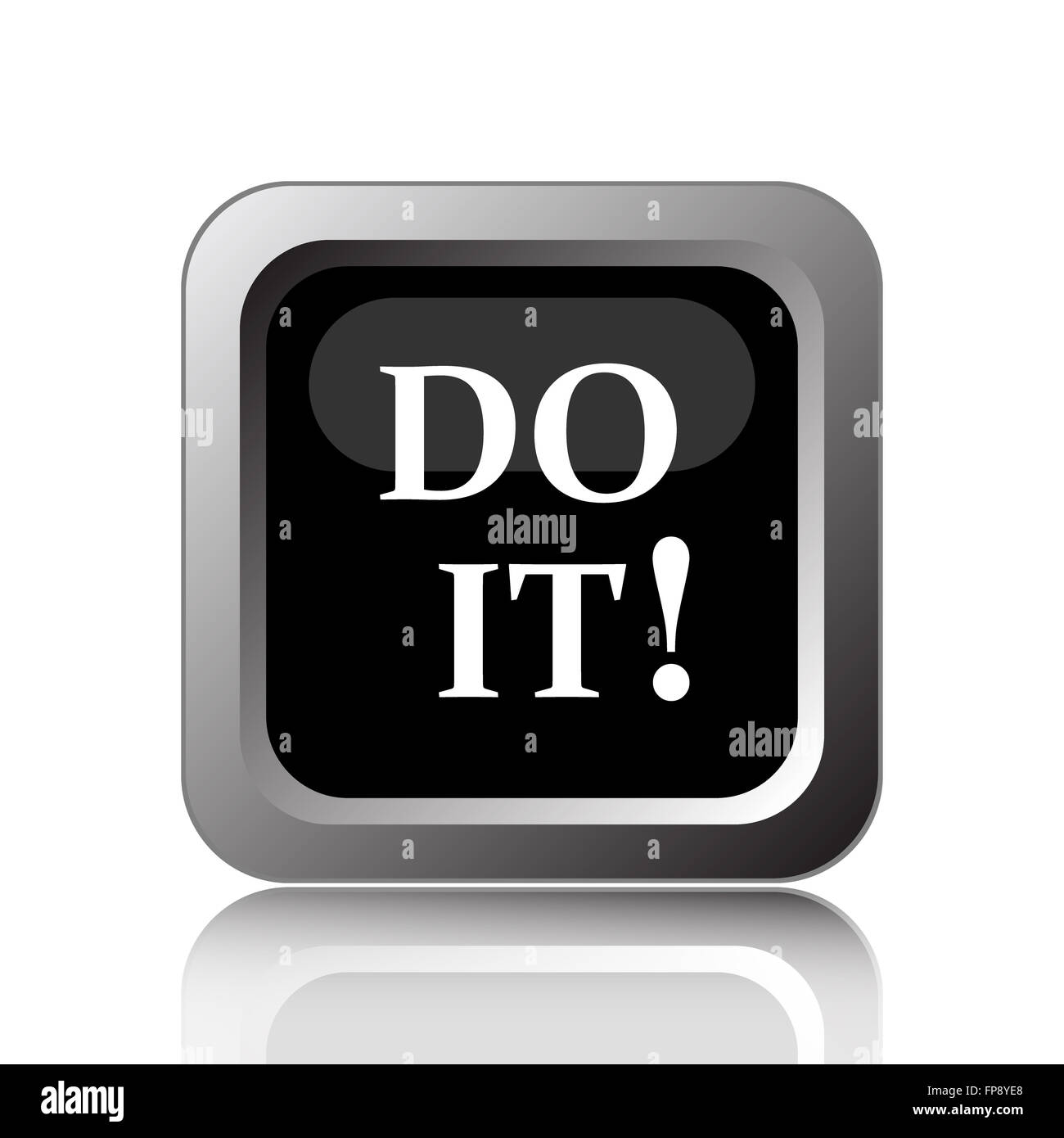 Do it icon. Internet button on white background Stock Photo - Alamy