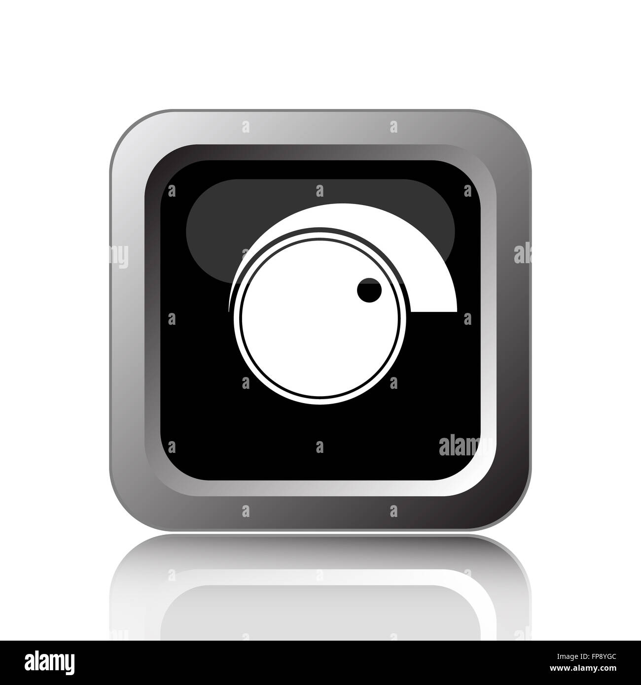 Volume control icon. Internet button on white background Stock Photo ...