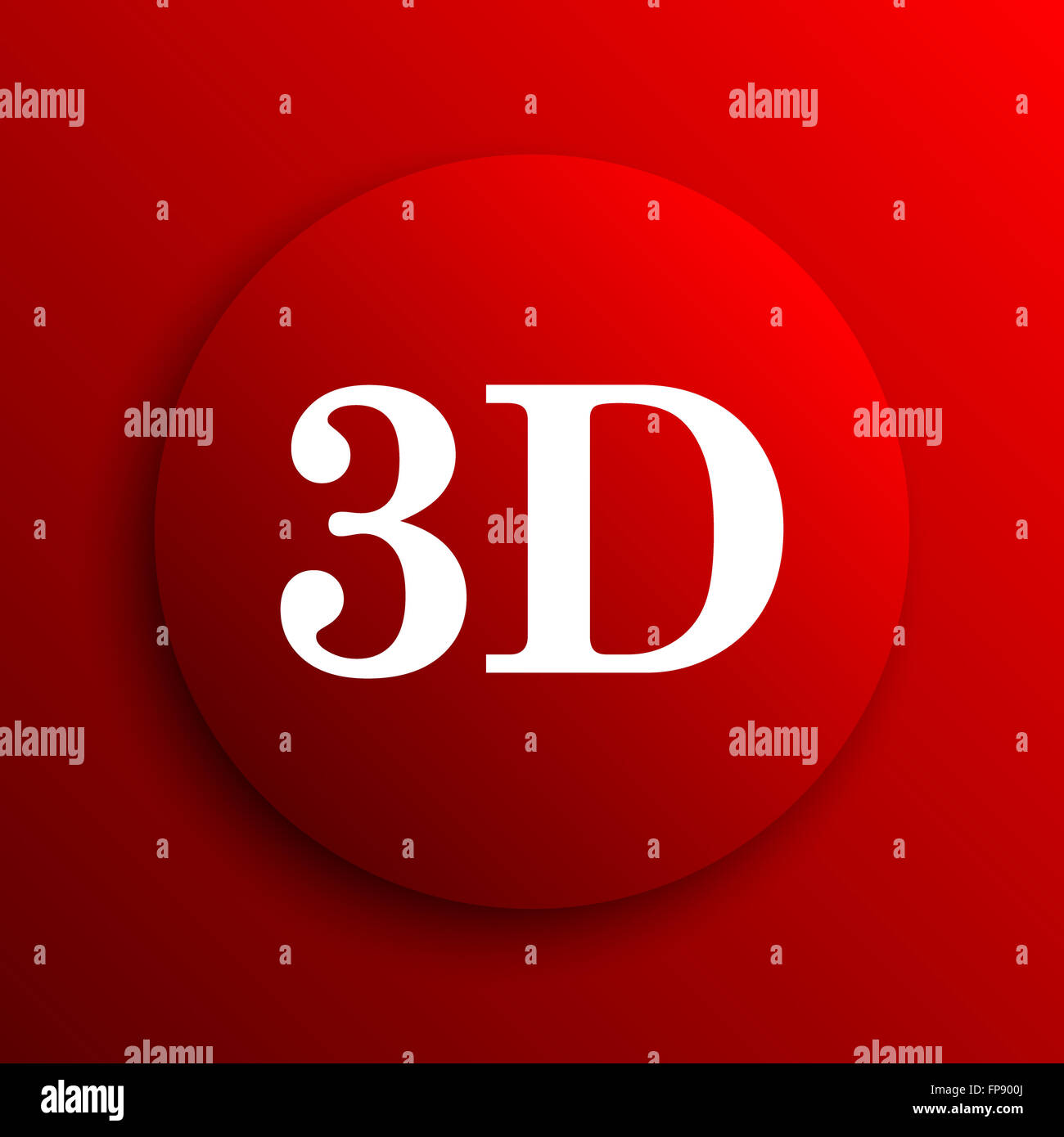 3D icon. Internet button on white background Stock Photo - Alamy