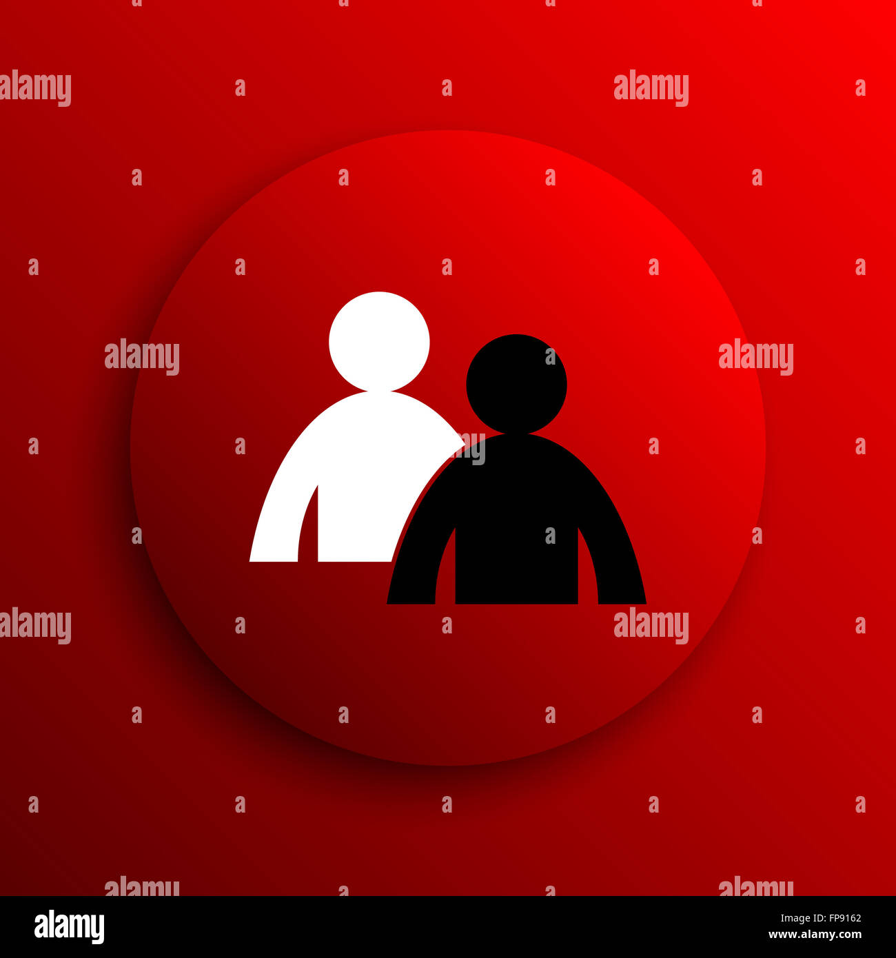 Mentoring icon. Internet button on white background Stock Photo - Alamy