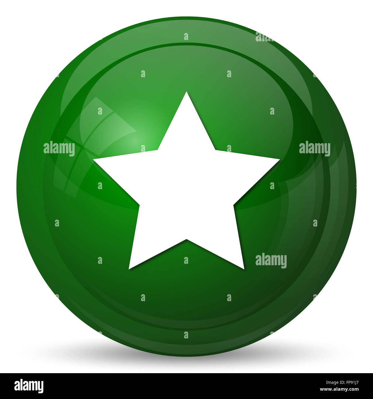 Favorite icon. Internet button on white background Stock Photo - Alamy