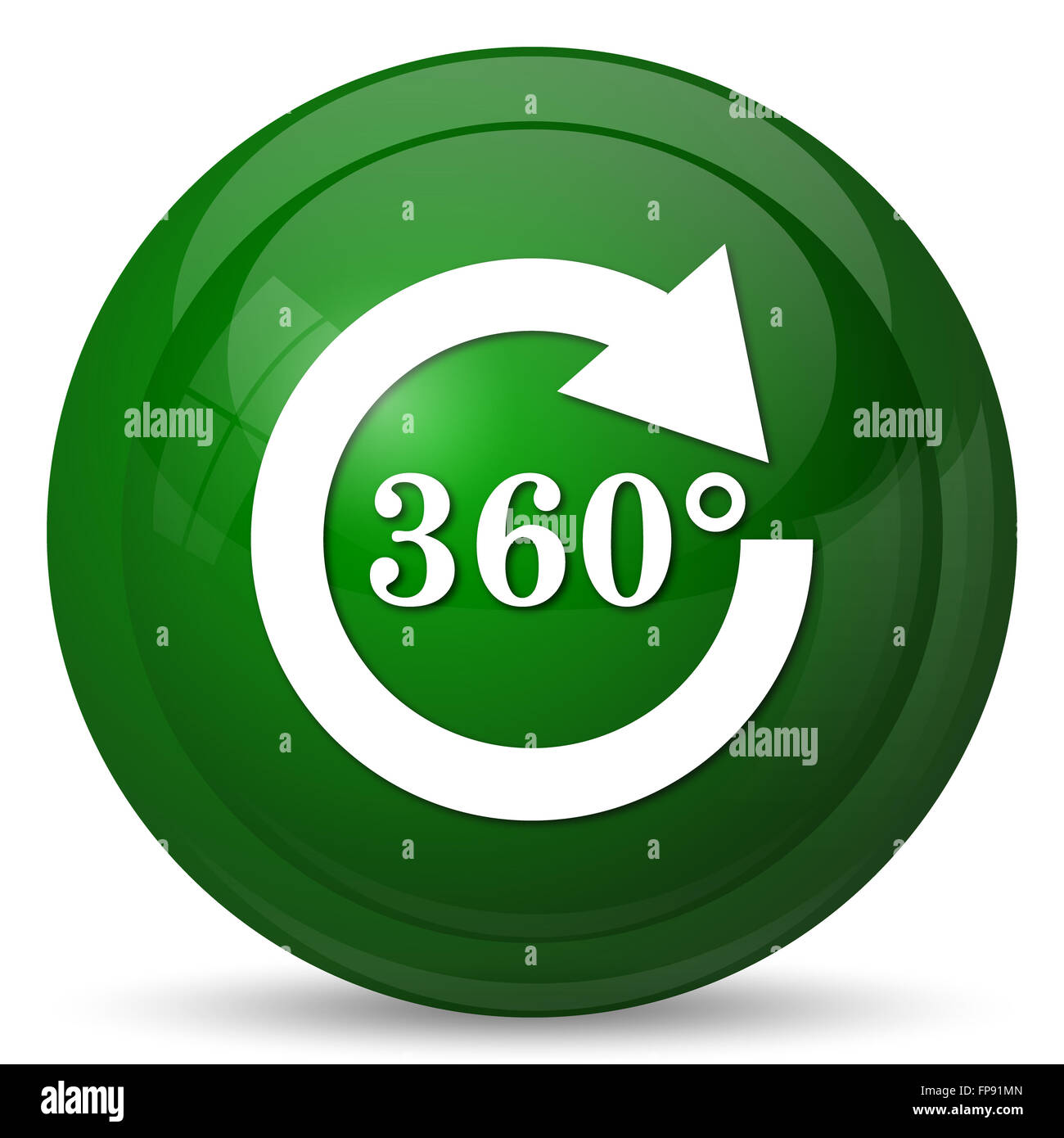 Reload 360 icon. Internet button on white background Stock Photo - Alamy