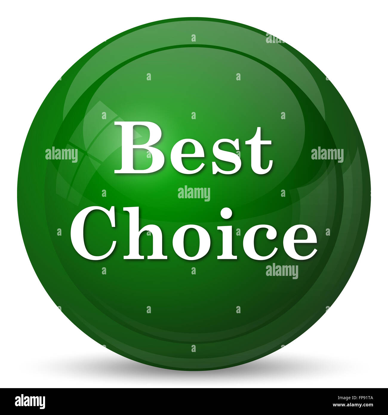 Best choice icon. Internet button on white background Stock Photo - Alamy