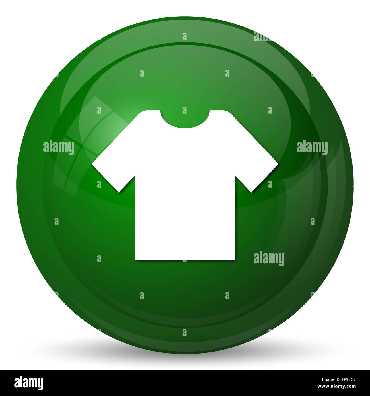 T-short icon. Internet button on white background Stock Photo - Alamy