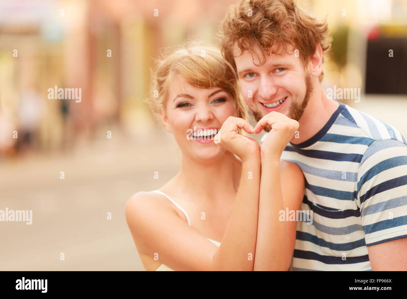 Relationship, love happiness concept. Romantic tourists couple walking ...
