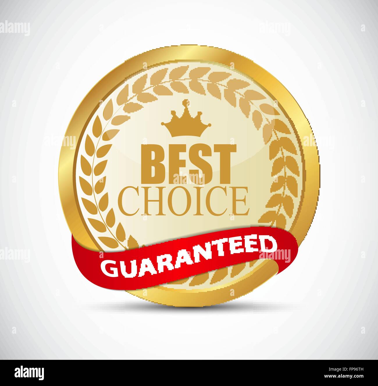 Gold Best Choice Label Vector Illustration Stock Vector Image & Art - Alamy