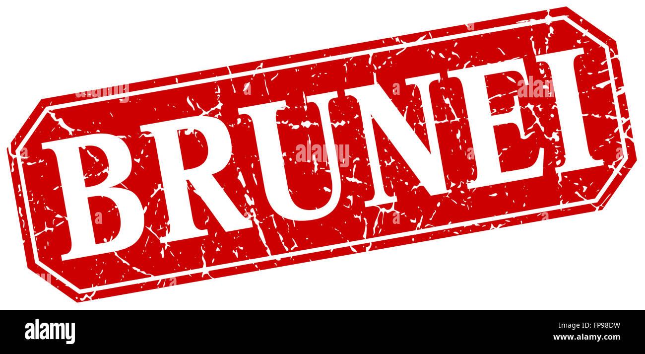 Welcome brunei stamp hi-res stock photography and images - Alamy
