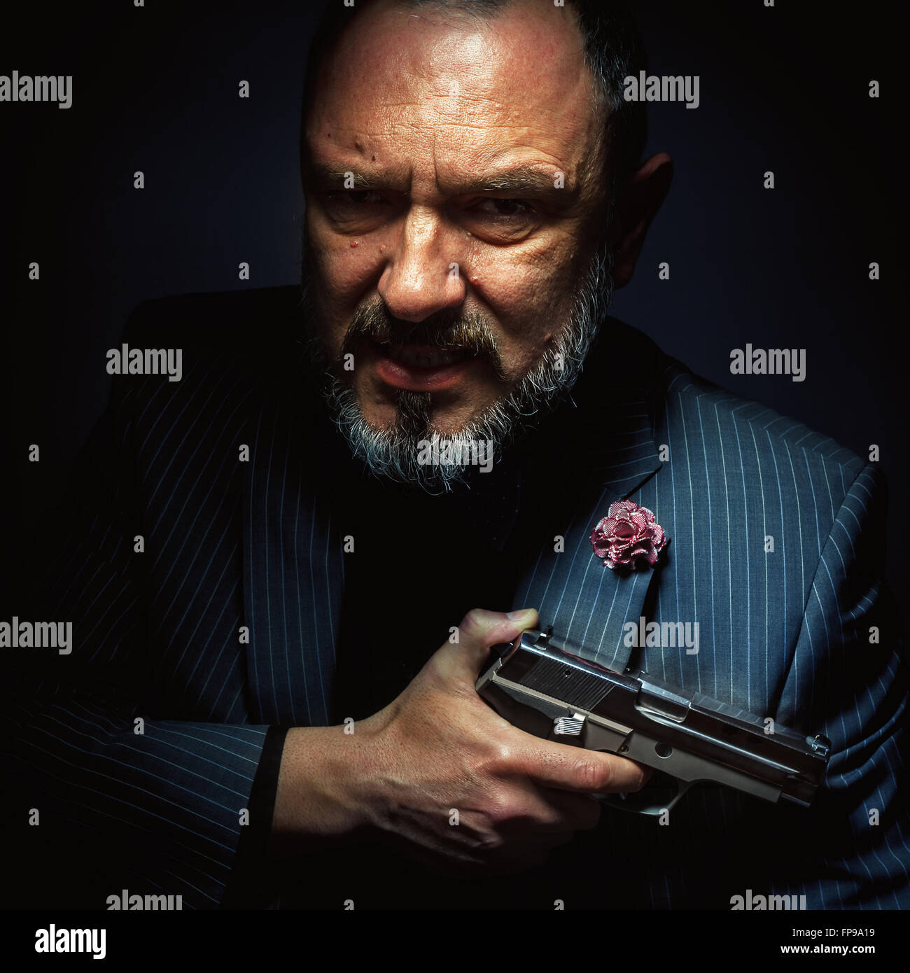 Gangster look hi-res stock photography and images - Alamy