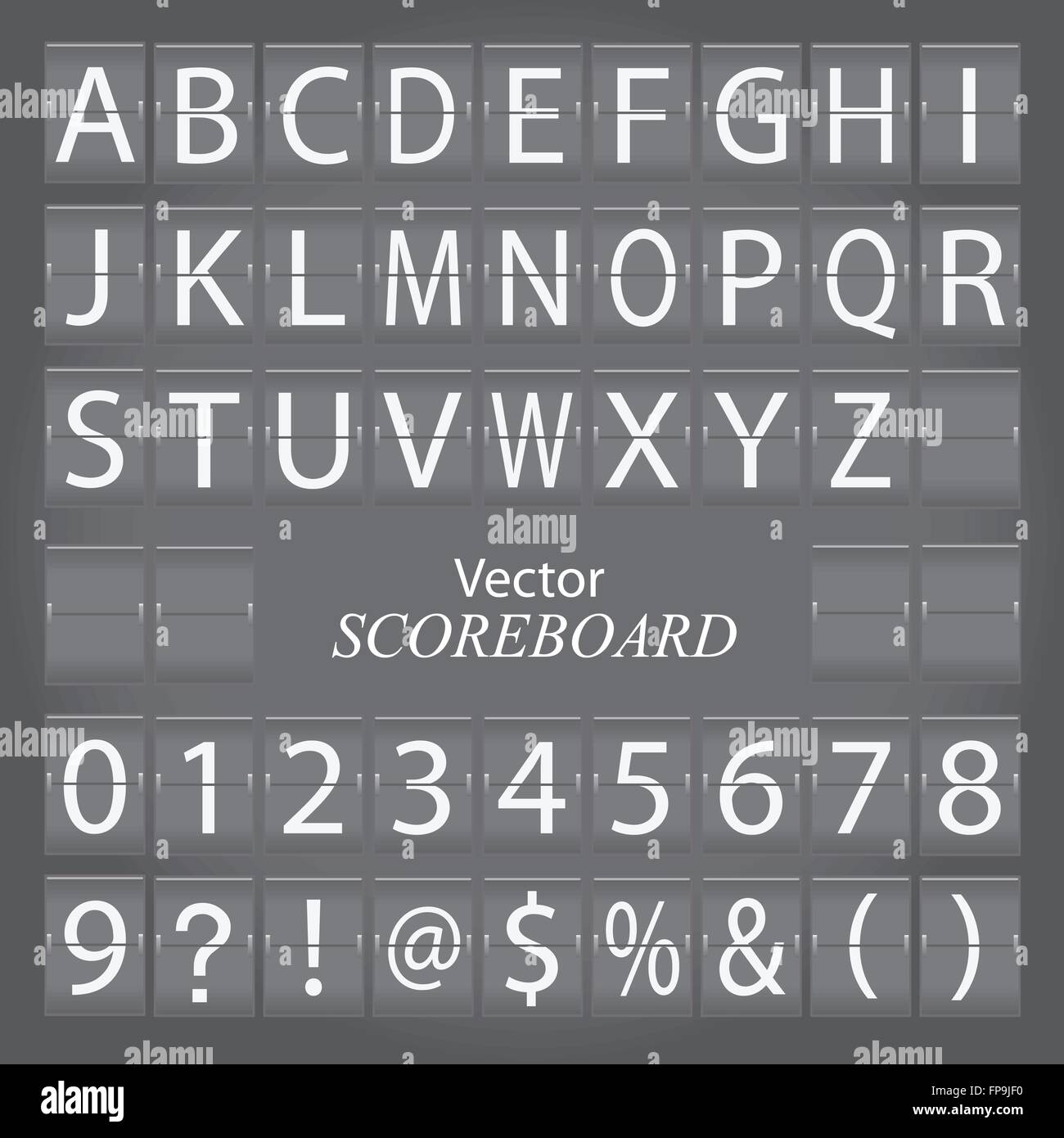 Image of a vector scoreboard Stock Vector Image & Art - Alamy