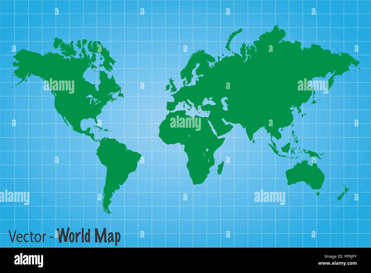 Grid world map on blue hi-res stock photography and images - Alamy