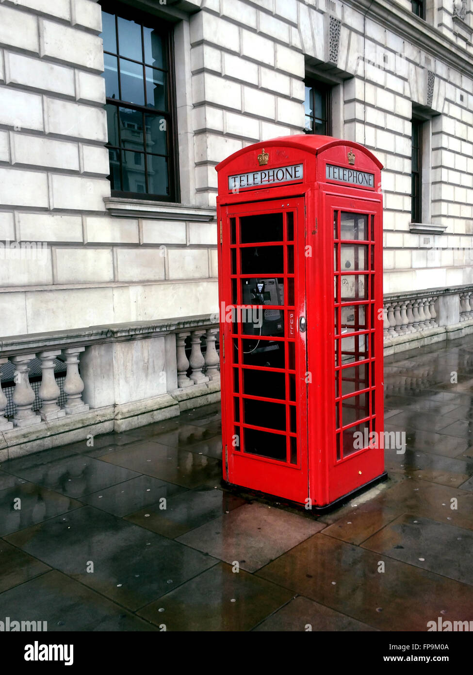 Vintage red telephone box history hi-res stock photography and images ...