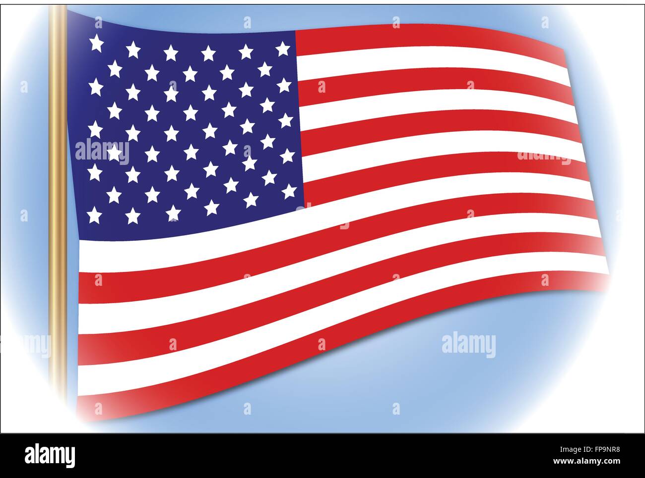 American Flag Vector Stock Vector Image & Art - Alamy