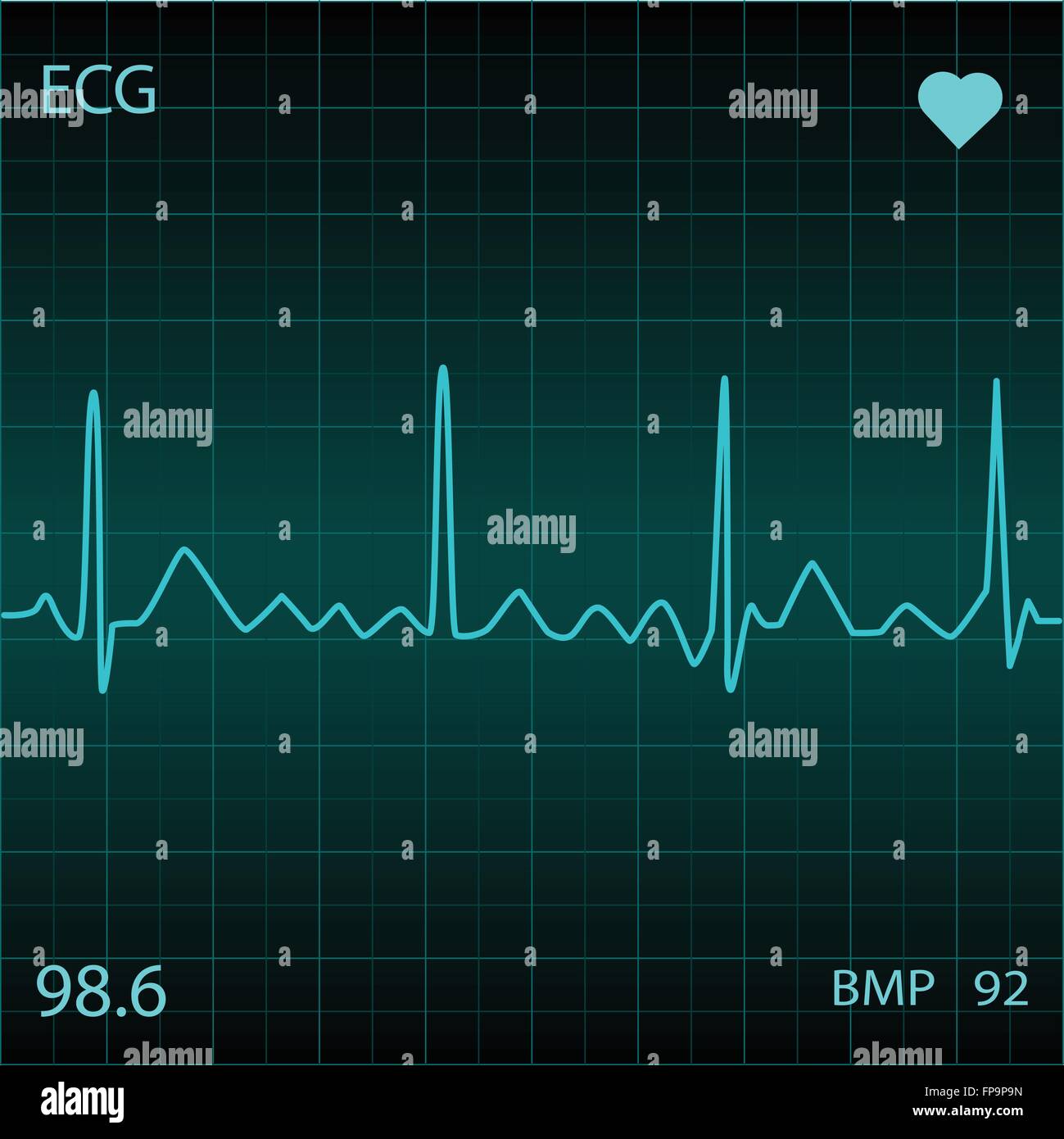 Heart beat pulse graph hi-res stock photography and images - Alamy