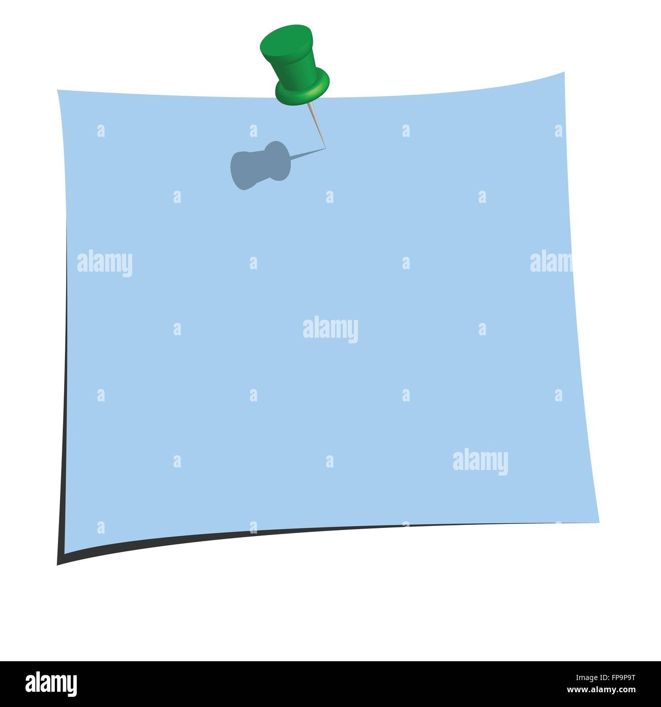 Blue Note on a white background Stock Vector Image & Art - Alamy