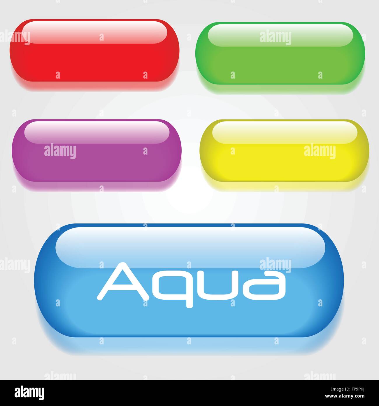 Oval Vector Web Buttons Stock Vector Image & Art - Alamy