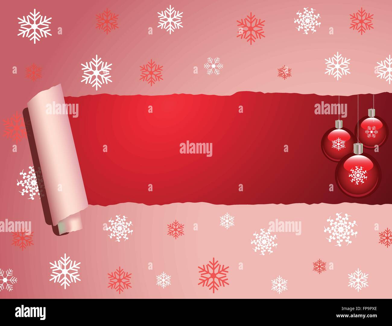 Image of a colorful Christmas background image with torn paper ...