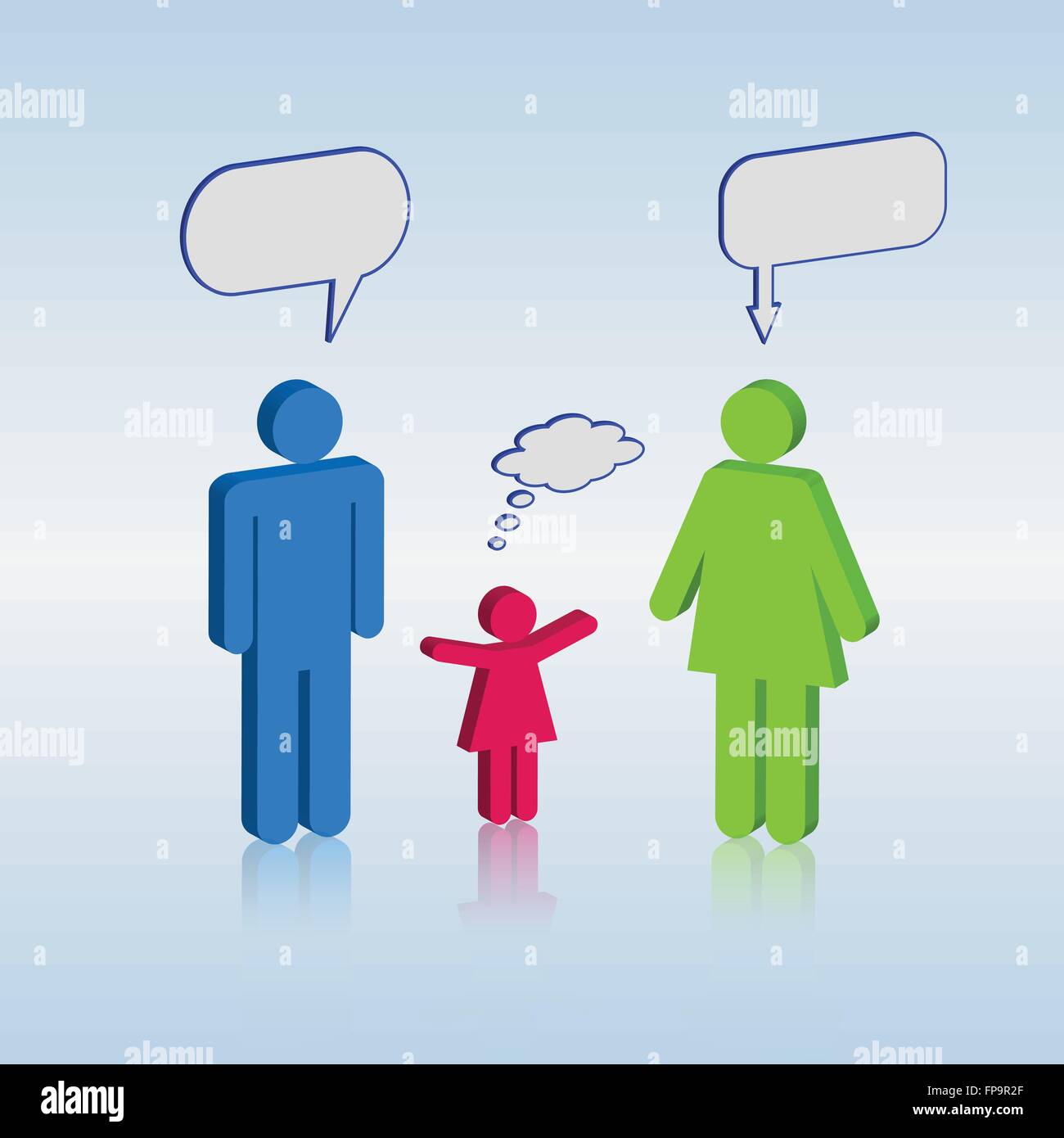 Family having a conversation Stock Vector Image & Art - Alamy