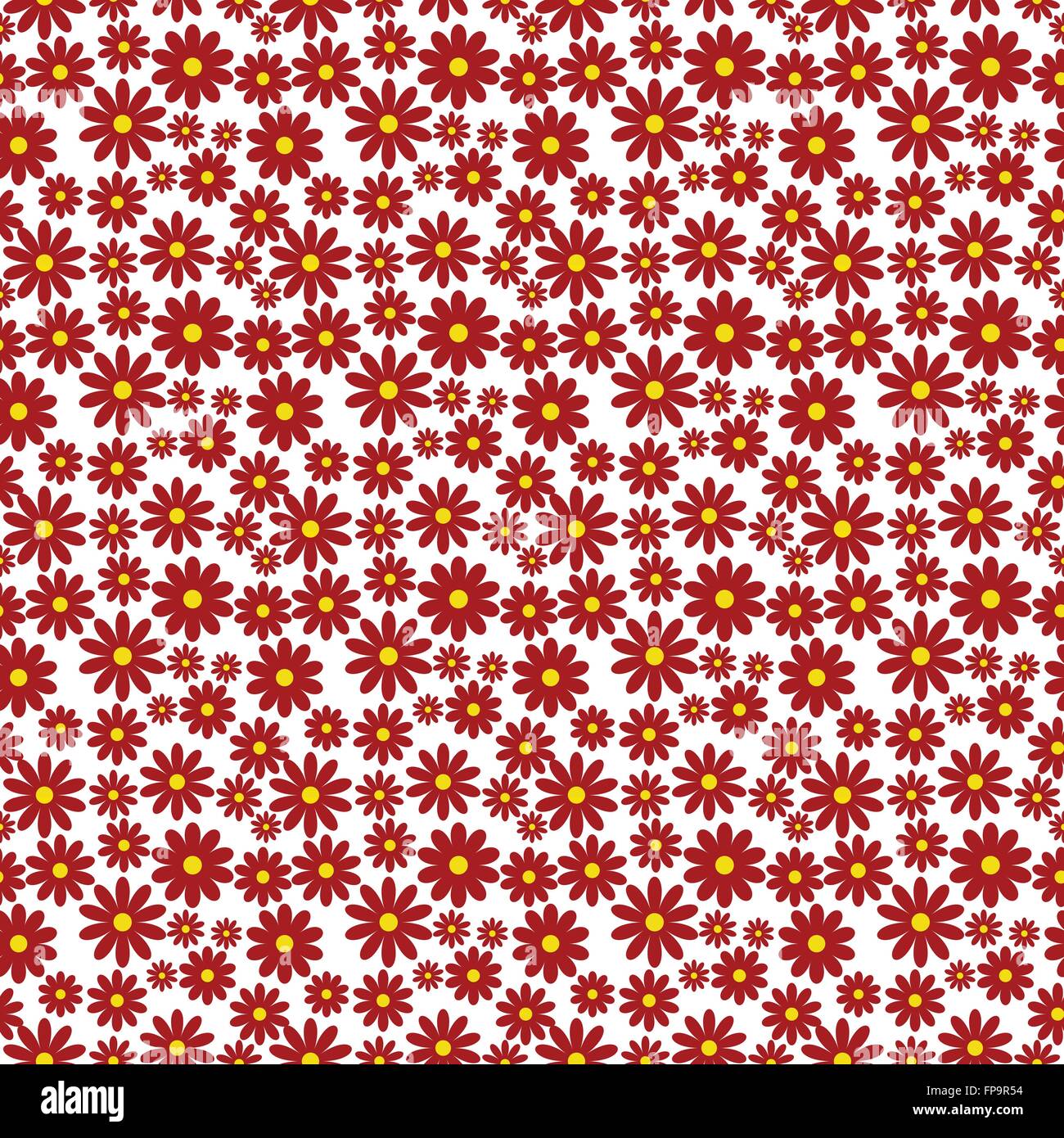 Seamless flower pattern Stock Vector Image & Art - Alamy