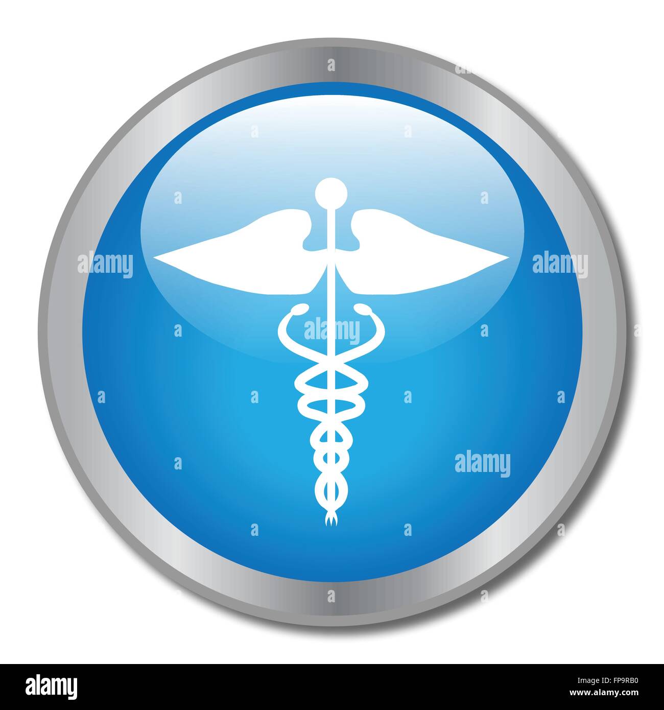 First aid round blue Stock Vector Images - Alamy