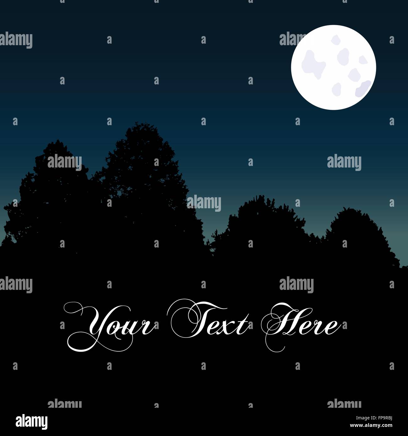 Sample Text Moon Stock Vector Image & Art - Alamy