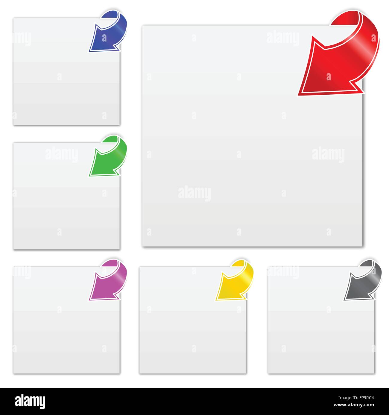 List with arrows Stock Vector Images - Alamy