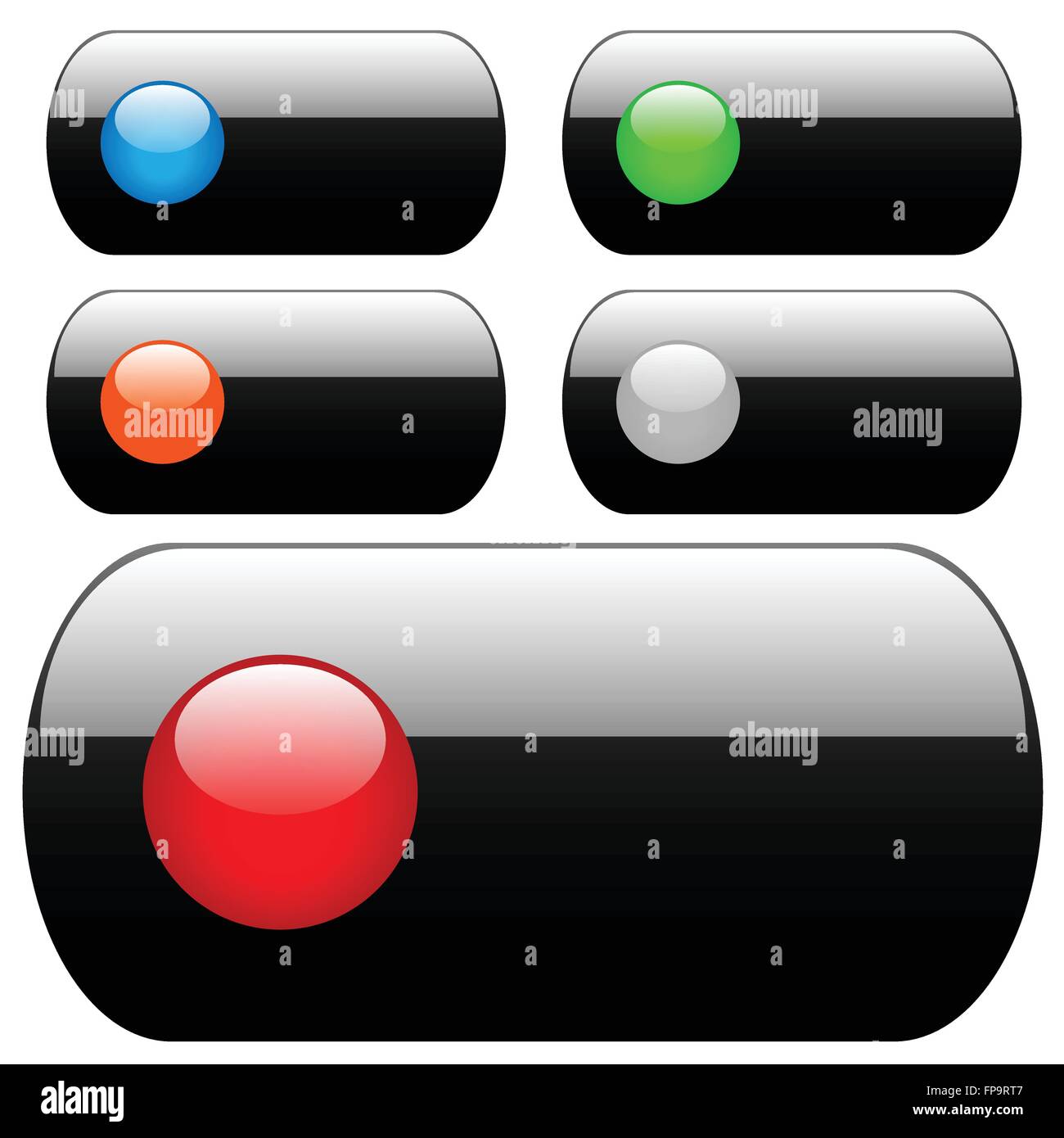 Beautiful web interface vector Stock Vector Images - Alamy