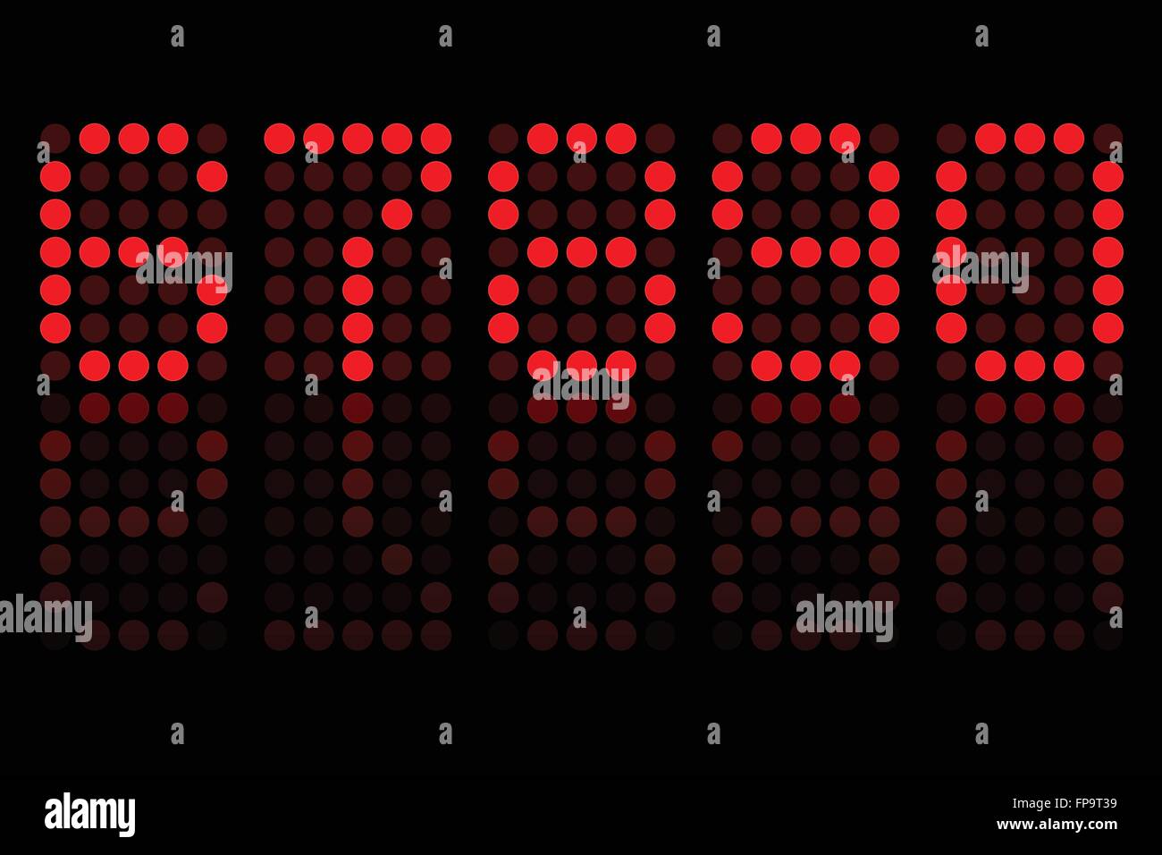 Dot matrix font hi-res stock photography and images - Alamy