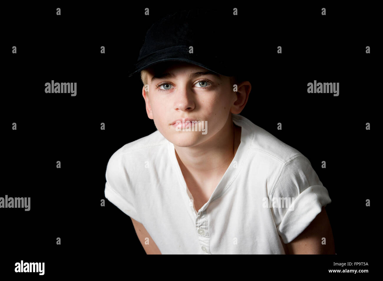 A good looking blond boy Stock Photo - Alamy