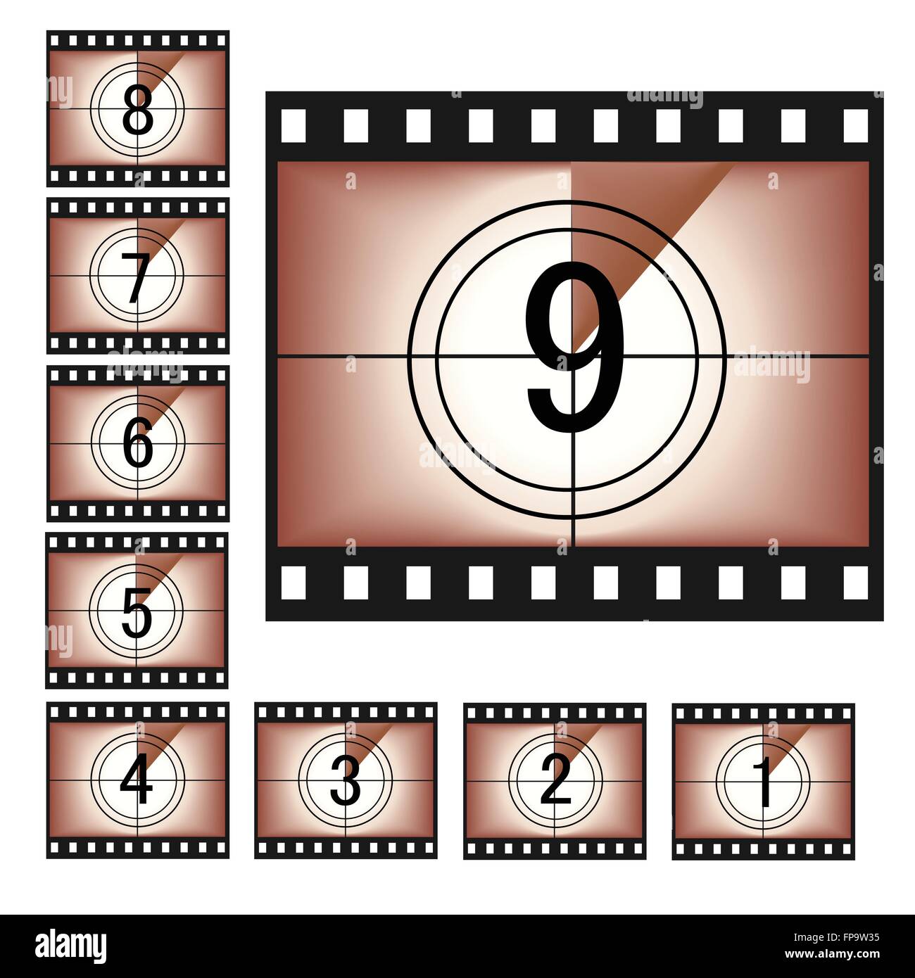 Antique 35mm film camera Stock Vector Images - Alamy