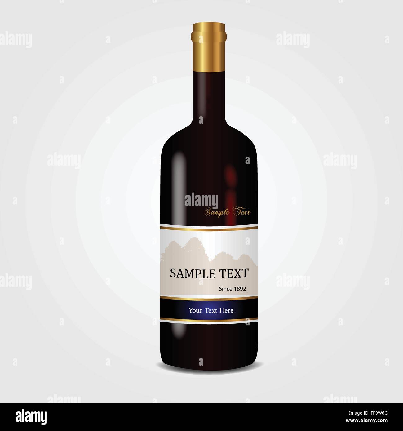 Vector Wine Bottle Stock Vector Image & Art - Alamy