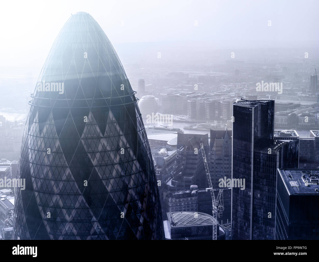London: The Gherkin Swiss Re Building from above Stock Photo - Alamy London: The Gherkin Swiss Re Building from above Stock Photo - Alamy