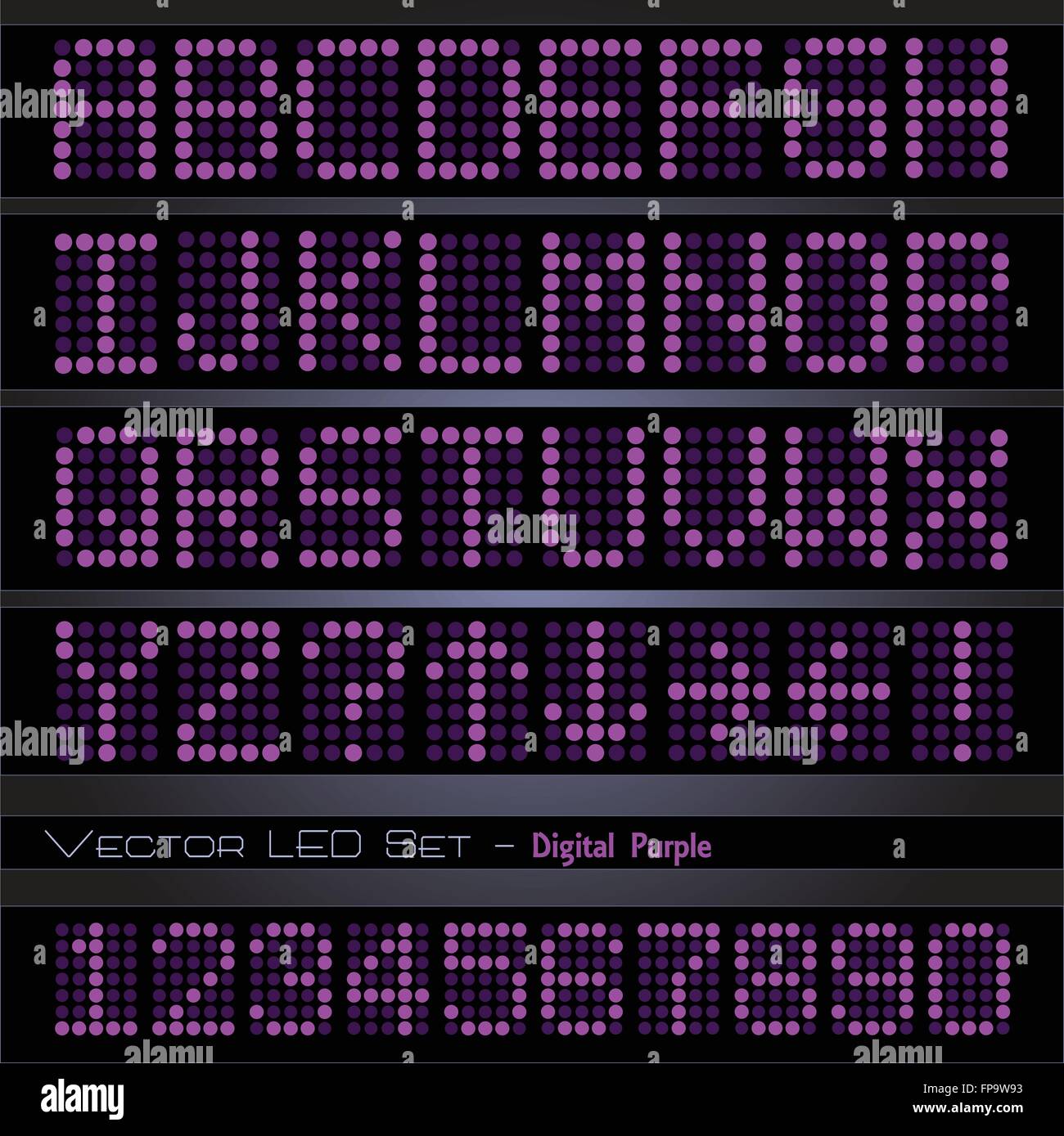 Neon font purple Stock Vector Images - Alamy