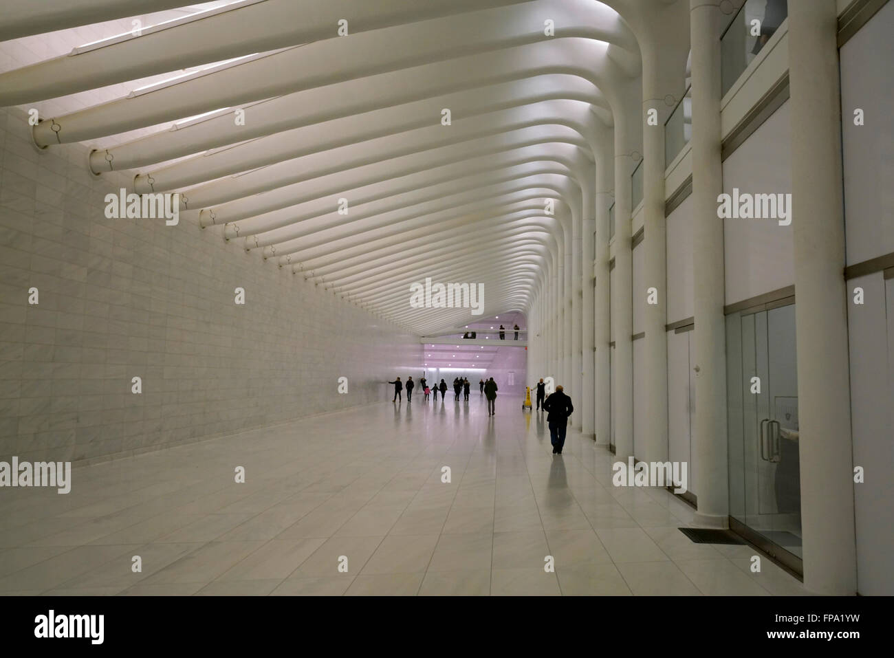 People walking in the West Concourse linking Brookfield Place and the ...