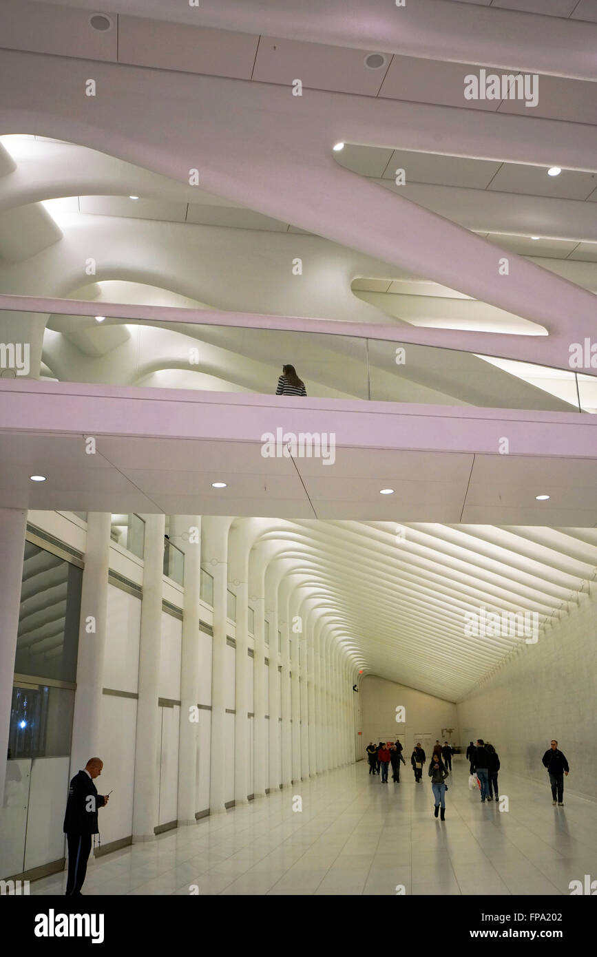 People walking in the West Concourse linking Brookfield Place and the ...