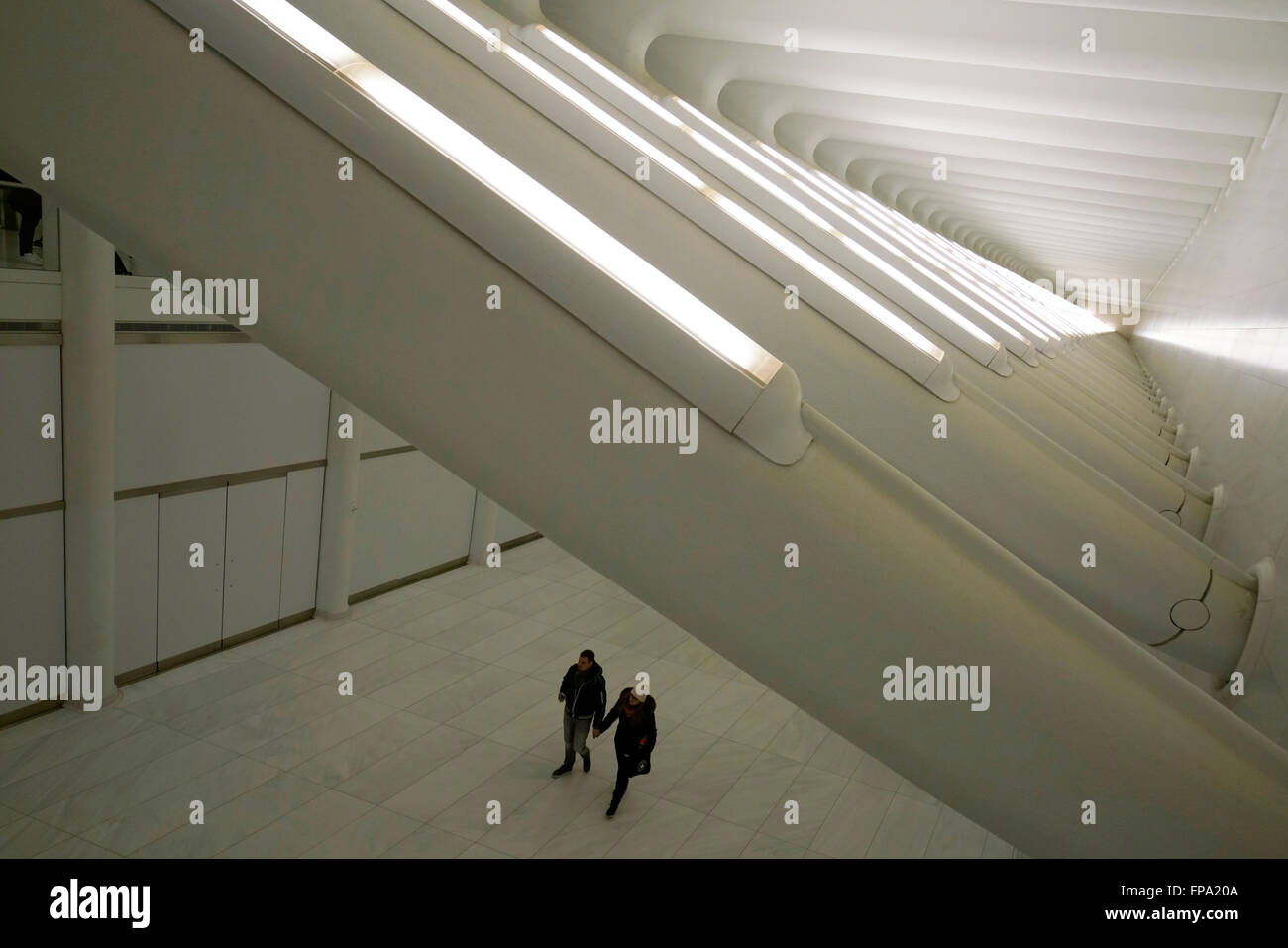 People walking in the West Concourse linking Brookfield Place and the ...