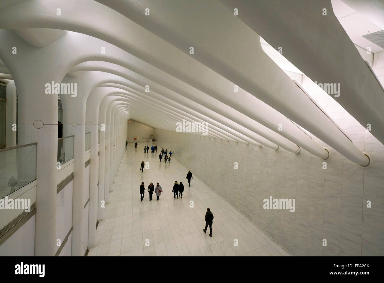 People walking in the West Concourse linking Brookfield Place and the ...