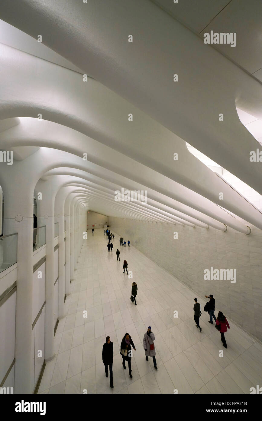 People walking in the West Concourse linking Brookfield Place and the ...