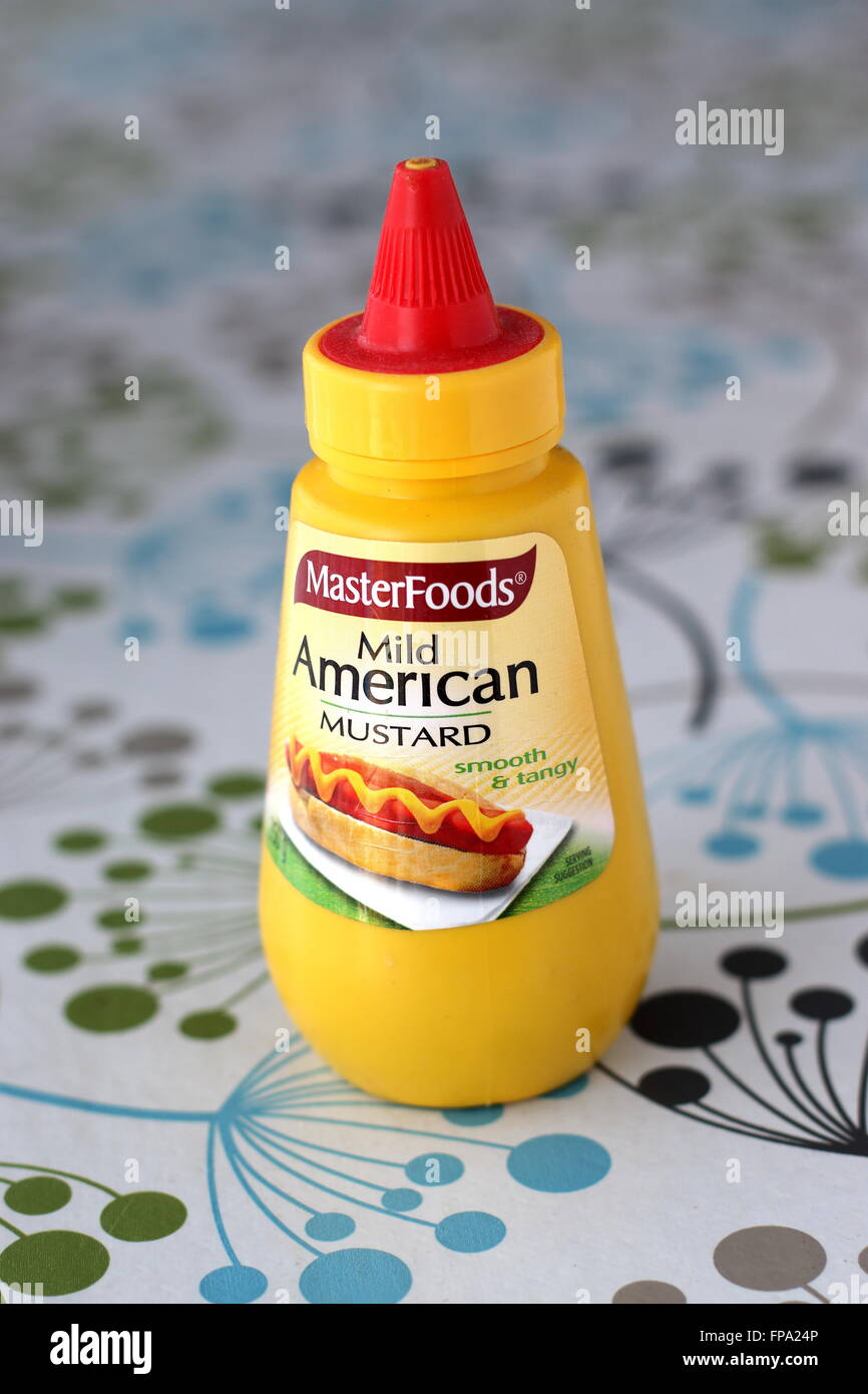 Masterfood Mild American Mustard Stock Photo - Alamy