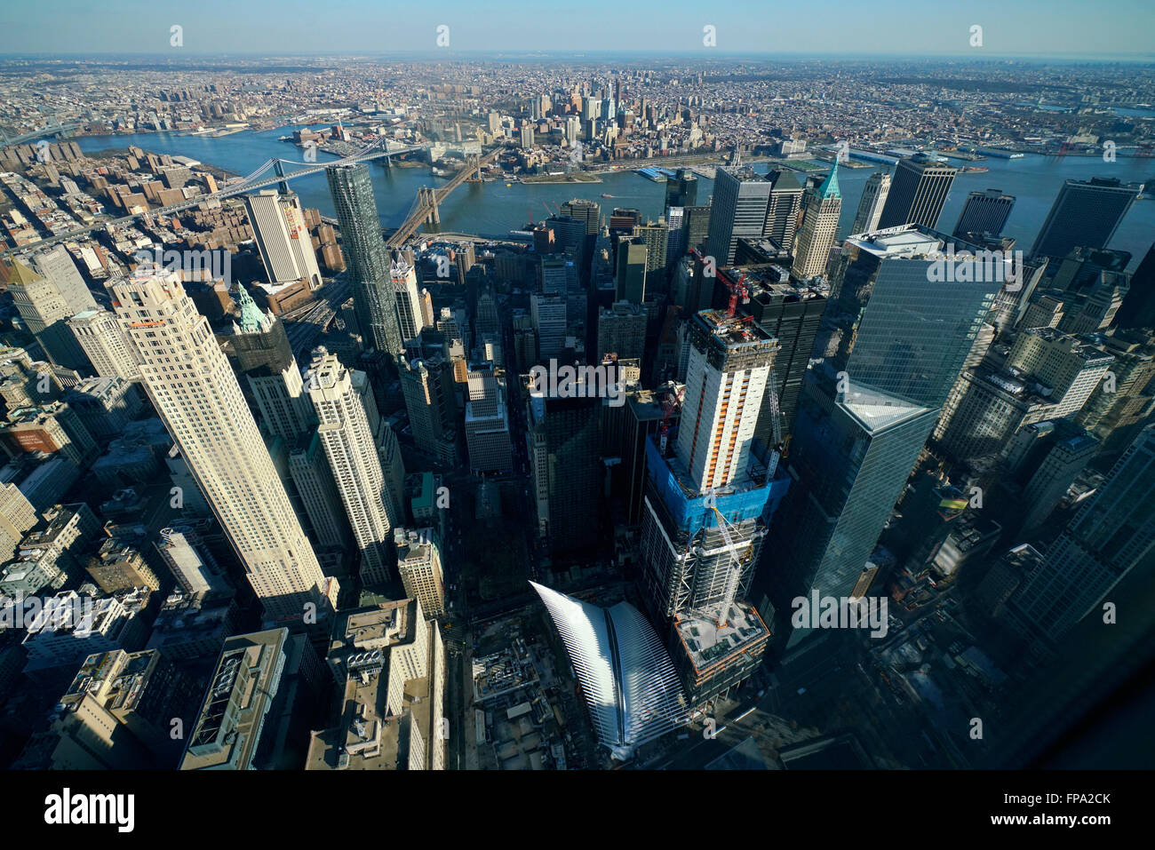 Aerial view brooklyn borough in hi-res stock photography and images - Alamy